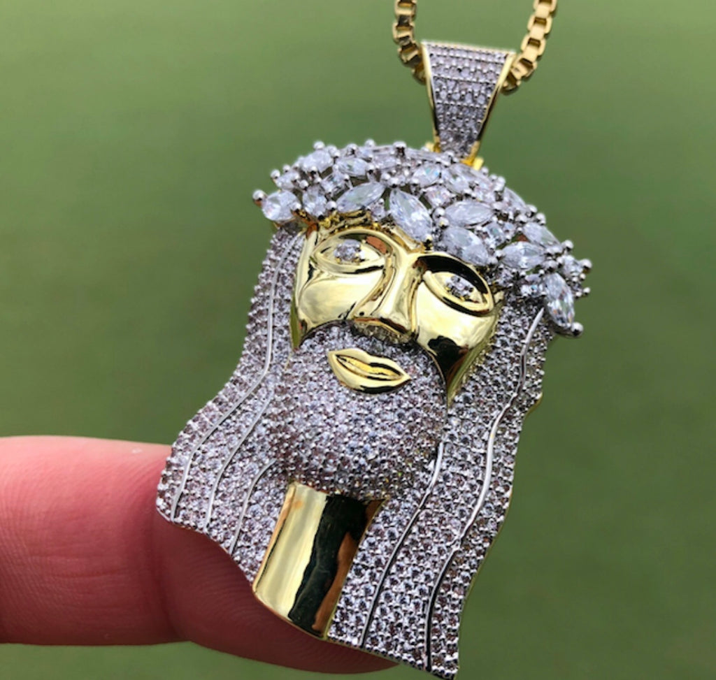 Diamond Jesus Piece | Guaranteed Delivery with 20% OFF – Amerikan Gold
