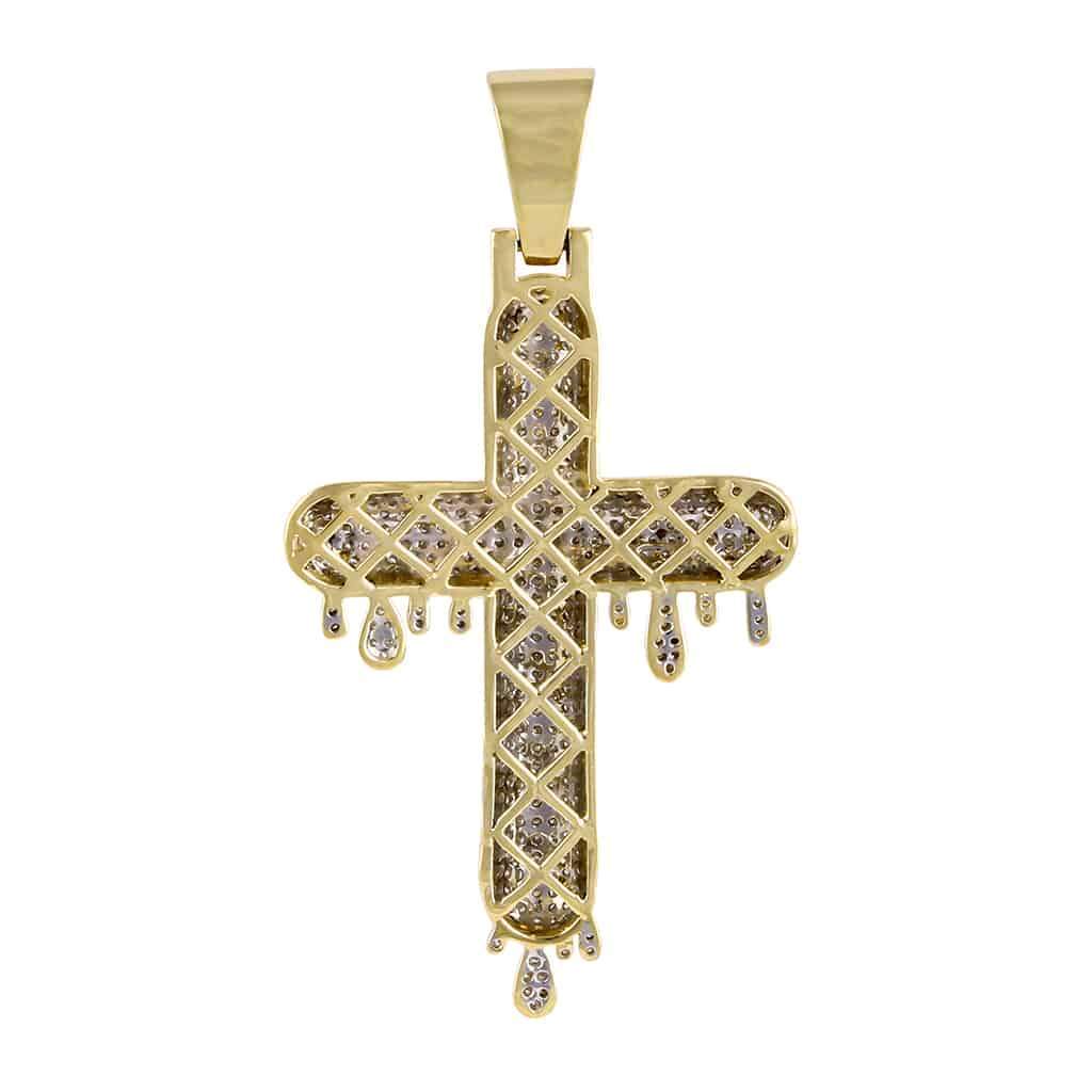 10k Gold Dripping Cross | Limited Time Offer | Hurry Up! – Amerikan Gold