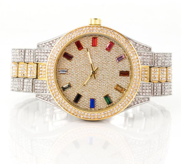 Two-Tone Rainbow watch – Amerikan Gold