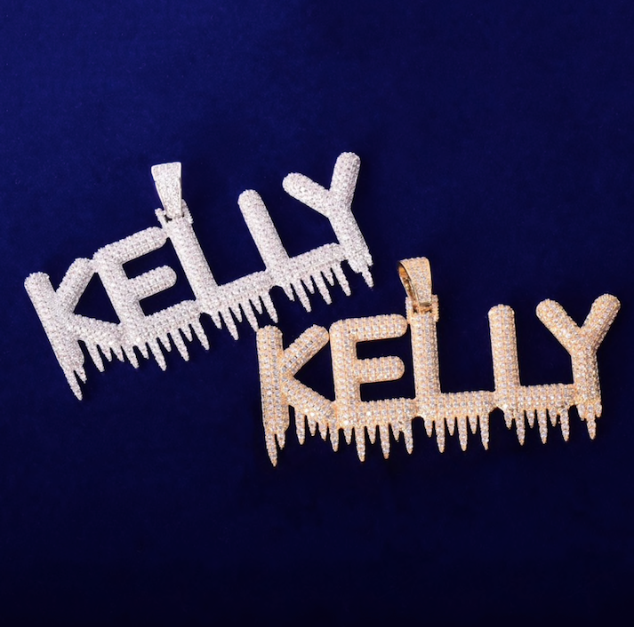 Custom Name Drip Letters – Amerikan Gold